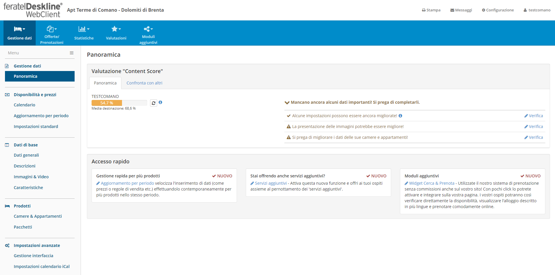 Feratel Deskline • Garda Dolomiti